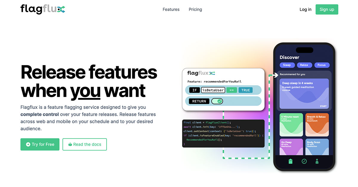 Flagflux - Feature flag release management